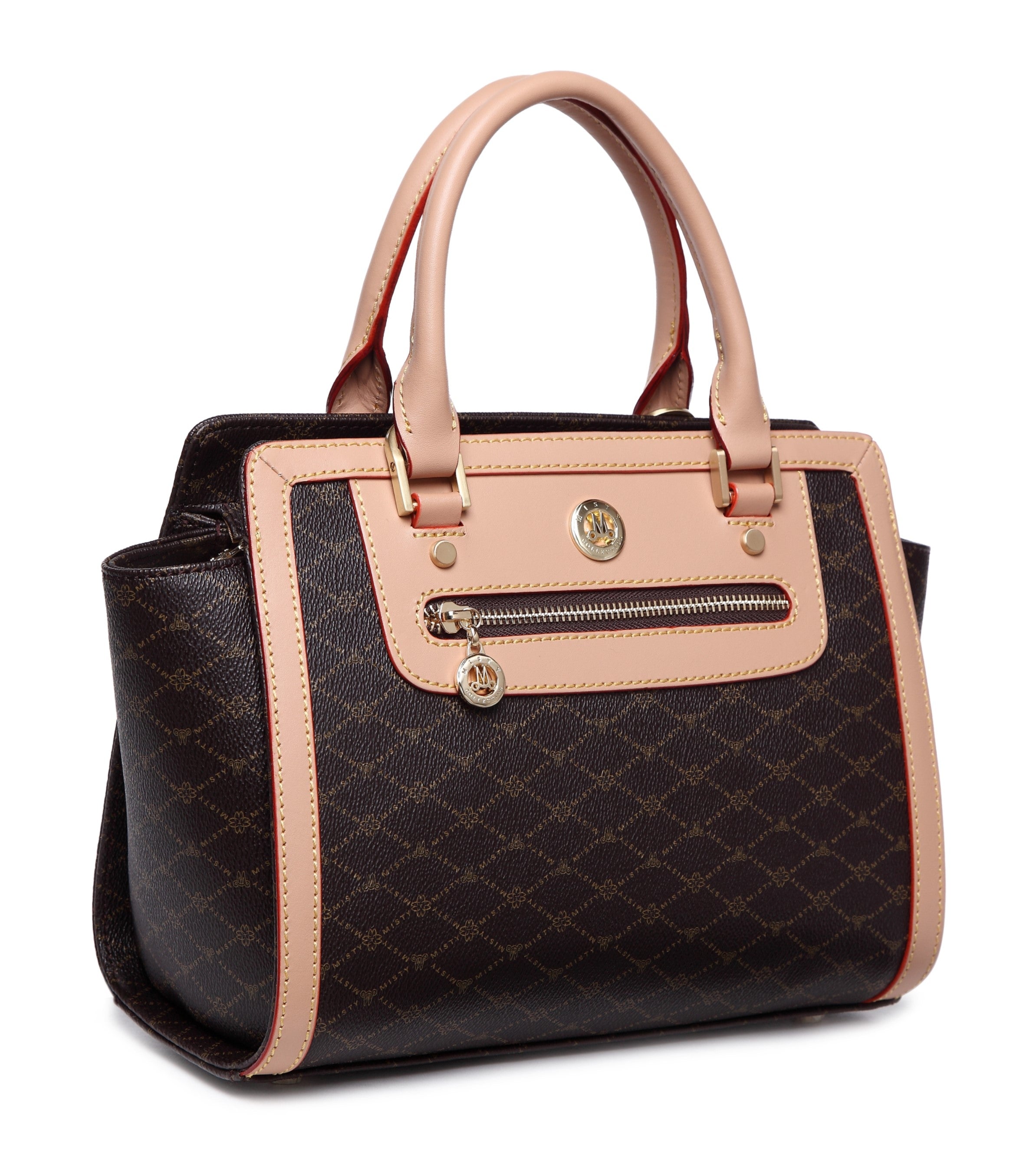 Misty Benna Leather Handbag [MH8766-BN] – Brangio Italy Handbag ...